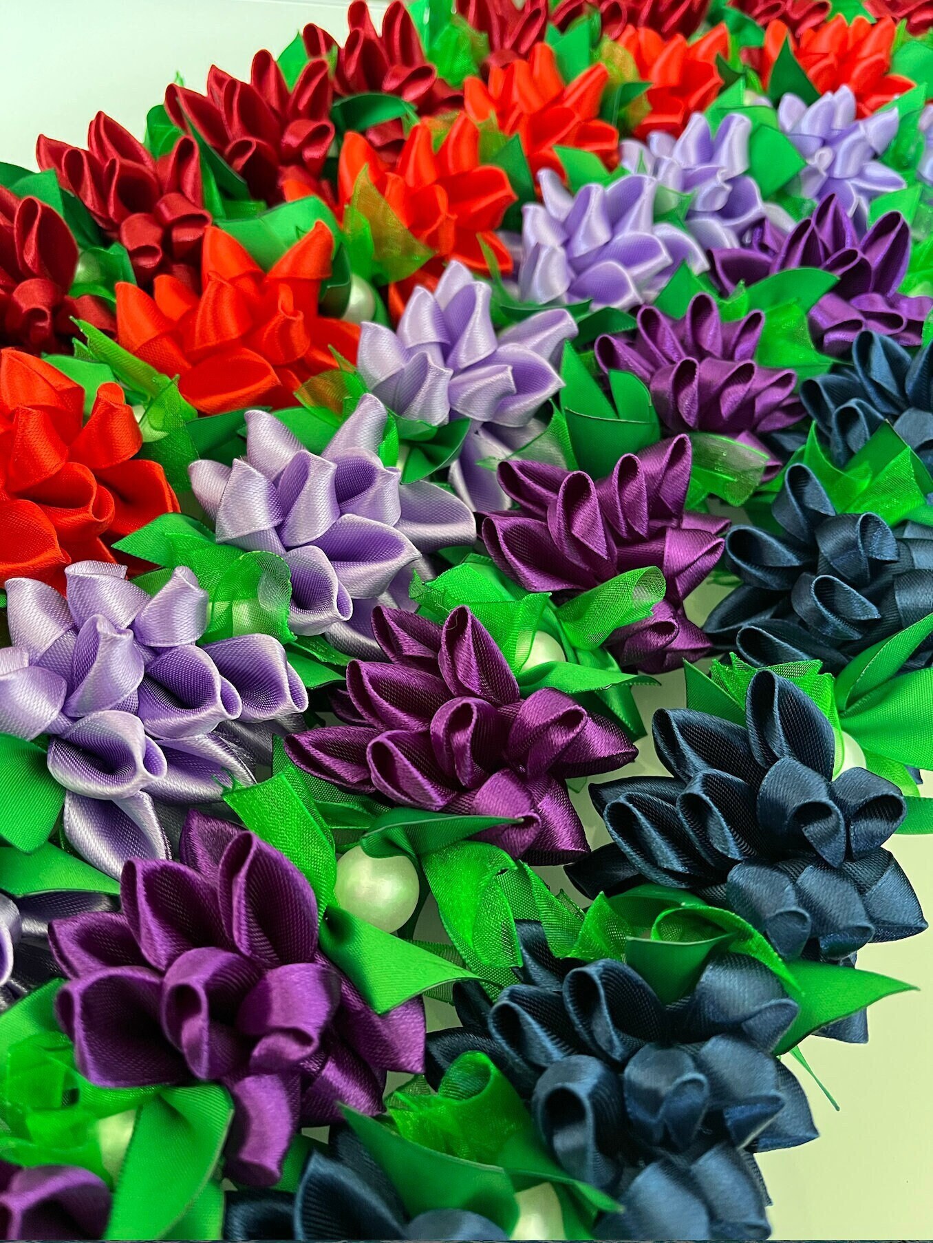 Graduation Flower Ribbon Lei - Etsy