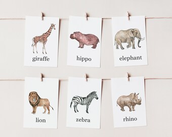Printable Australia Animal Cards | Wild Republic Matching Cards ...