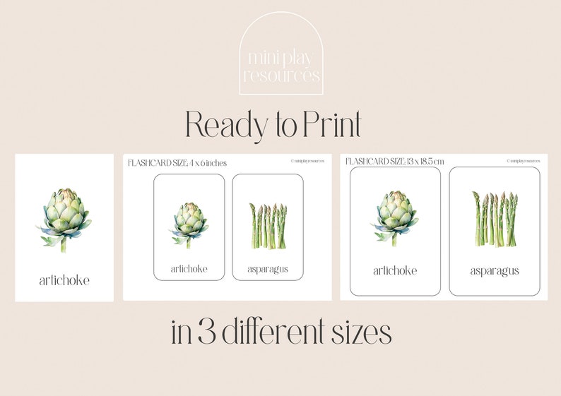Printable Vegetable Card Set | Digital Vegetable Prints | Montessori ...