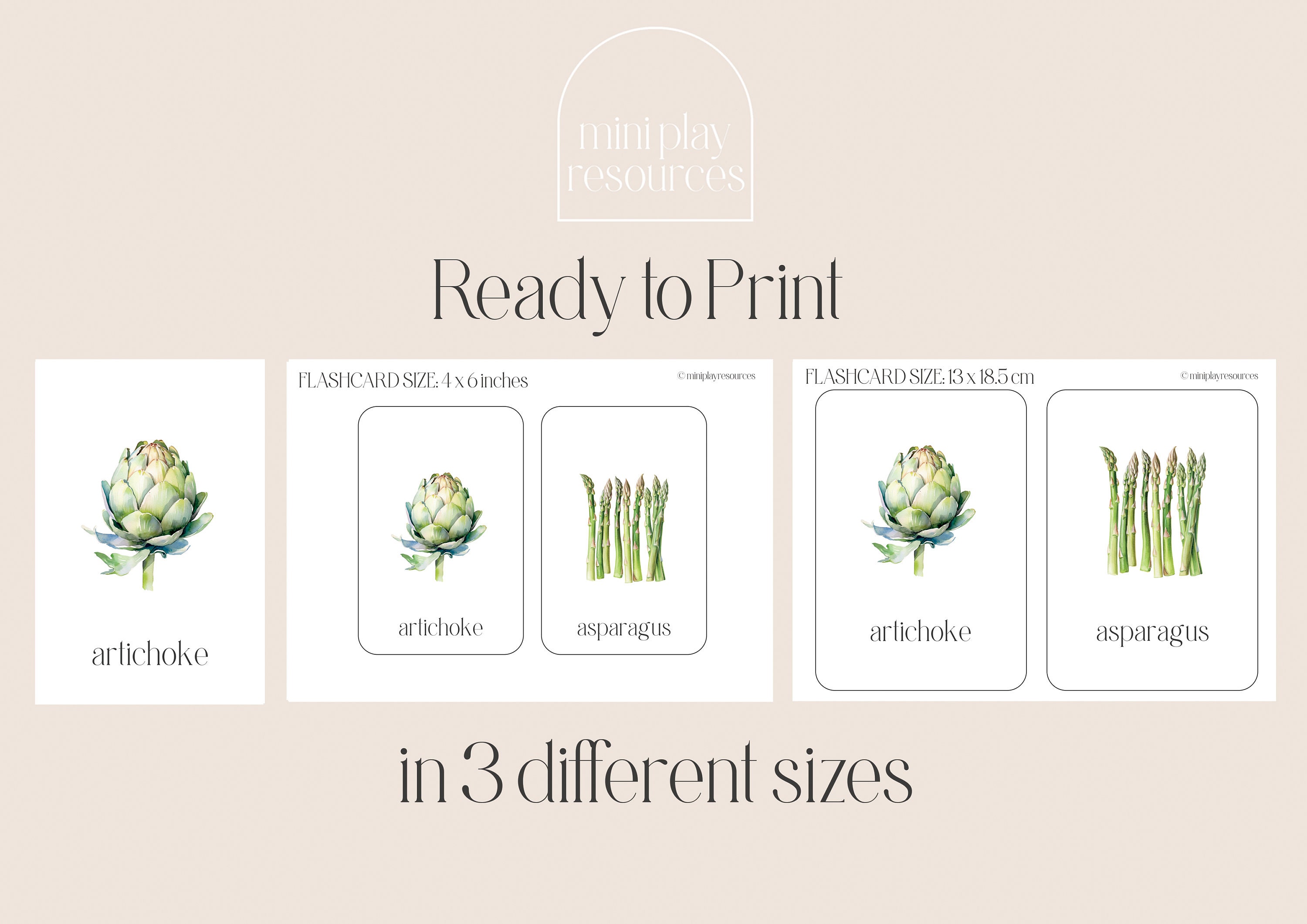 Printable Vegetable Card Set | Digital Vegetable Prints | Montessori ...