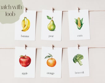 Printable Farm Animal Toob Cards| Toob Matching Cards | Montessori ...