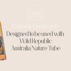 Printable Australia Animal Cards | Wild Republic Matching Cards ...