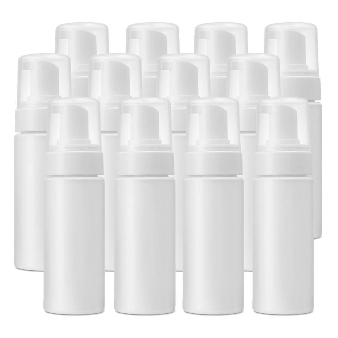12 Pack | 5.5oz (165ML) Foaming Pump Bottle Soap Mousse Liquid ...
