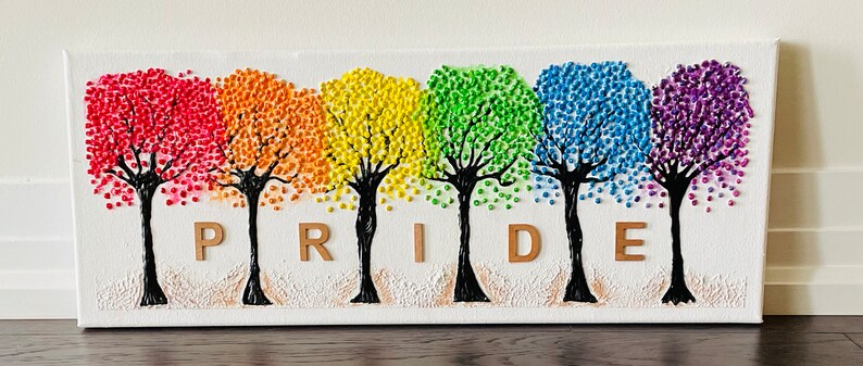 Pride Arbor: Handcrafted 3d-textured Trees Celebrating Diversity and ...
