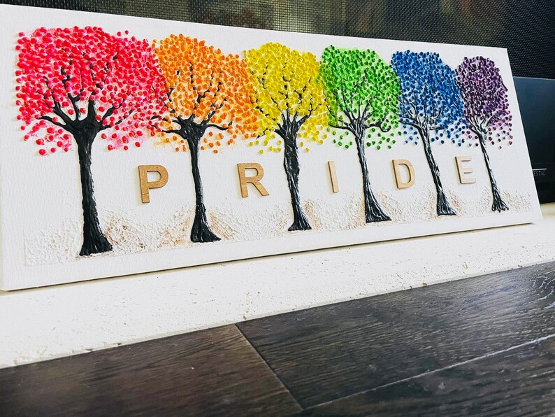 Pride Arbor: Handcrafted 3d-textured Trees Celebrating Diversity and ...