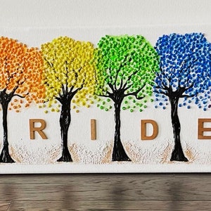 Pride Arbor: Handcrafted 3d-textured Trees Celebrating Diversity and ...