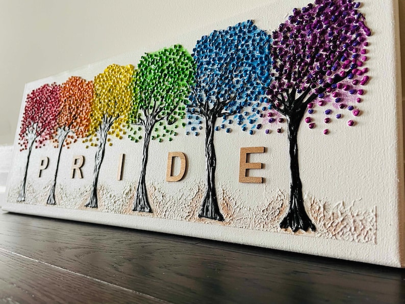 Pride Arbor: Handcrafted 3d-textured Trees Celebrating Diversity and ...
