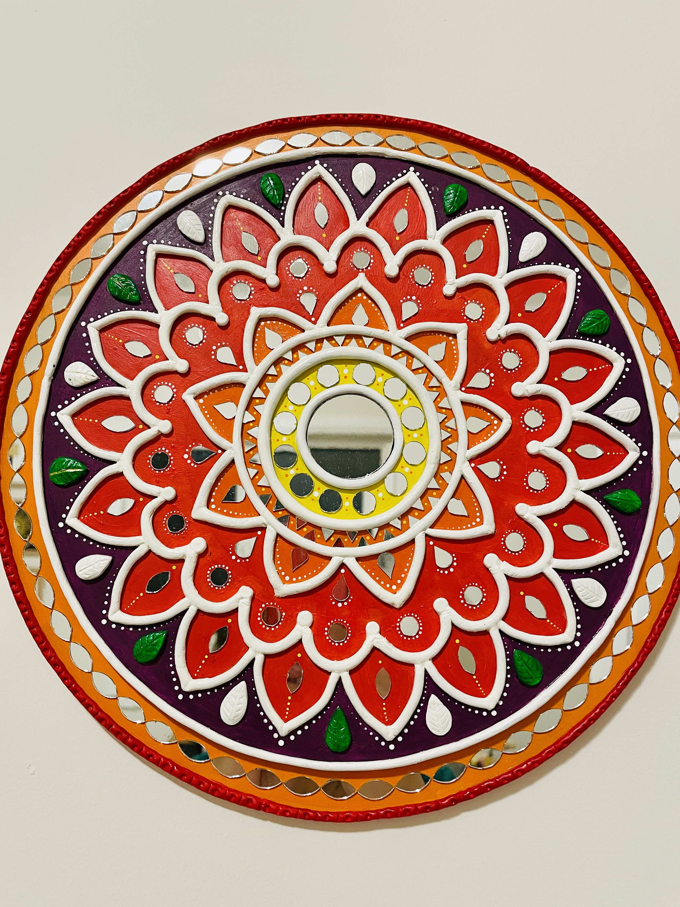 Rangoli | Lippan Art | Mandala Art | Mud and Mirror Art | Mural Art ...