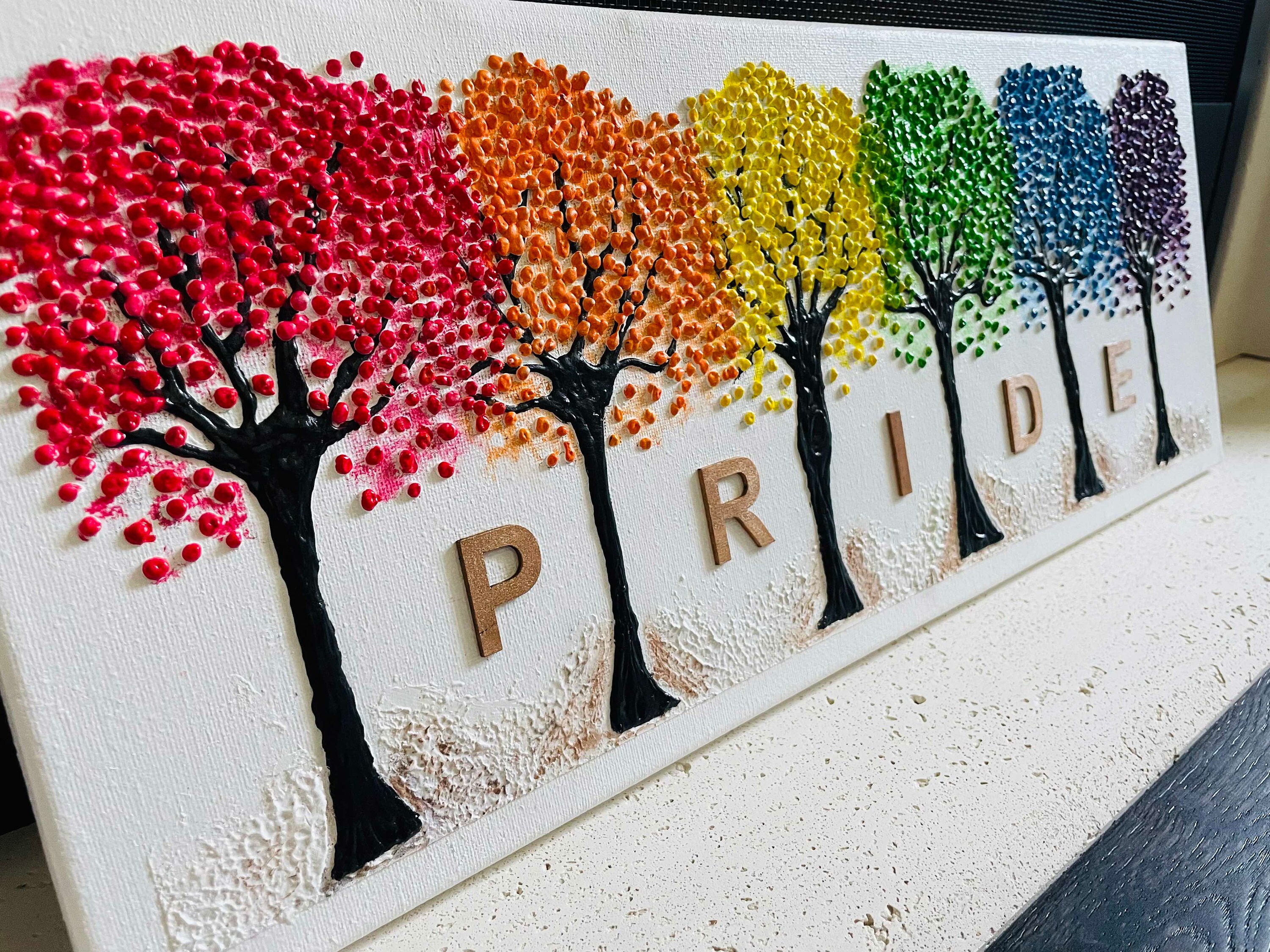 Pride Arbor: Handcrafted 3d-textured Trees Celebrating Diversity and ...
