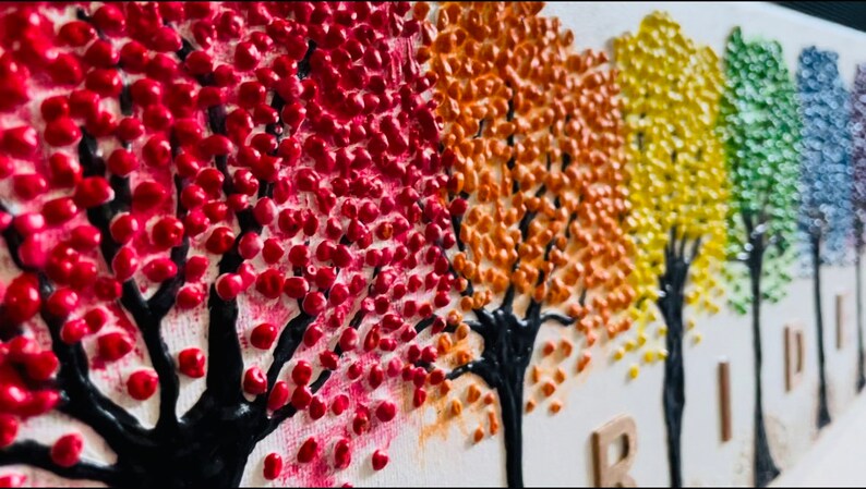 Pride Arbor: Handcrafted 3d-textured Trees Celebrating Diversity and ...