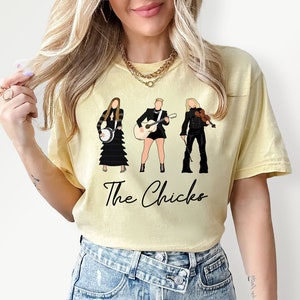 The Chicks Band Shirt, Dixie Chicks on Stage Tshirt, Country Music Tee ...