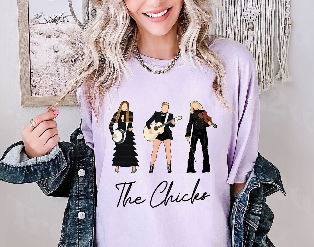 The Chicks Band Shirt, Dixie Chicks on Stage Tshirt, Country Music Tee ...
