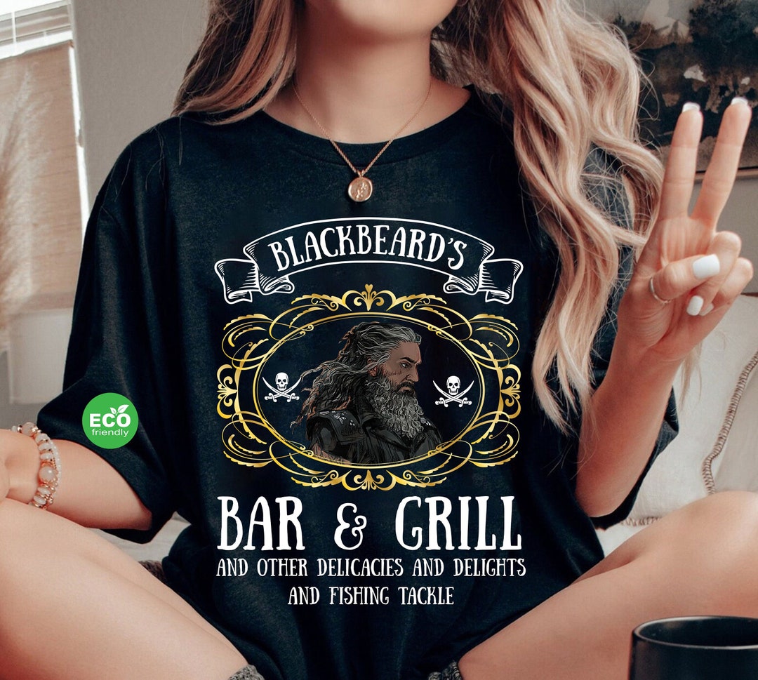 Blackbeard's Bar and Grill Shirt Our Flag Means Death - Etsy