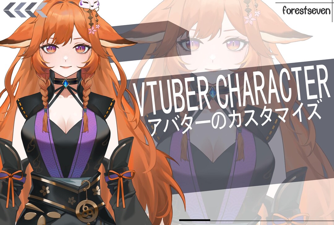 Modelo Vtuber Live2D personalizado por encargo modelo de youtuber ...