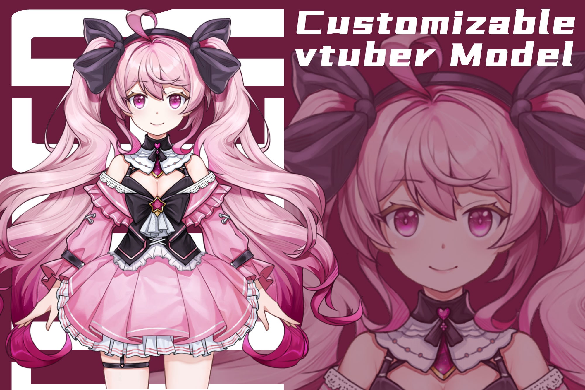 Custom Vtuber Live2d Model Commission | Vtuber | Live2d Model | Vtuber ...