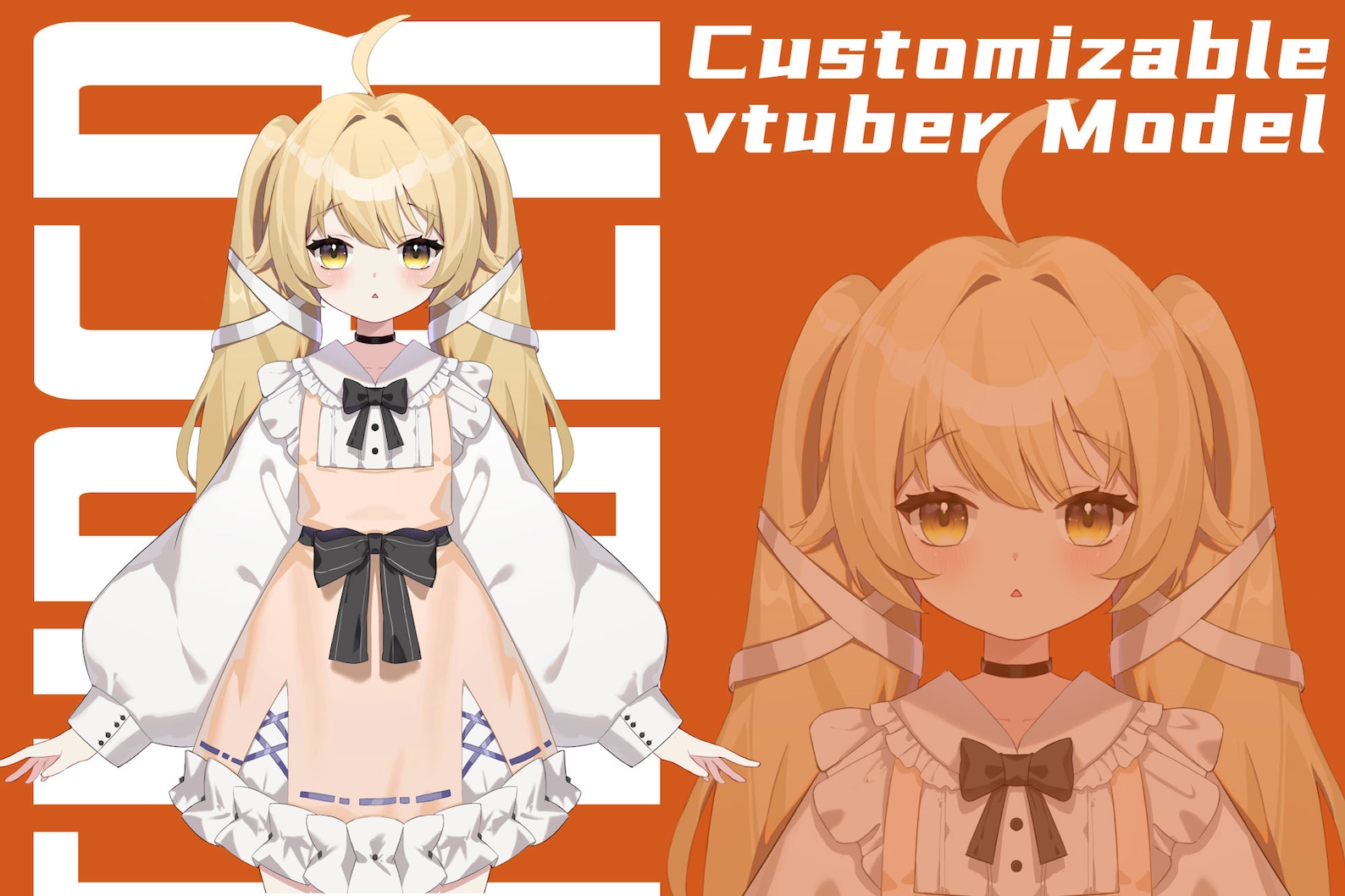 Custom Vtuber Live2d Model Commission virtual Youtuber Modelvtuber ...