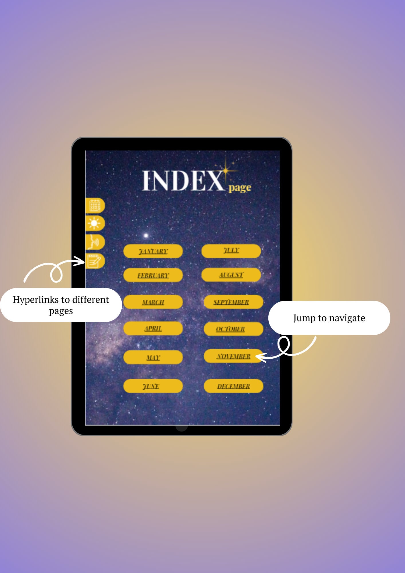 Galaxy Star: Daily, Weekly, Morning Routine Digital Planner - Etsy