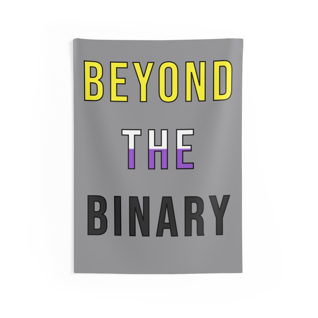 Beyond the Binary Non-binary Flag Colors Wall Tapestries - Etsy