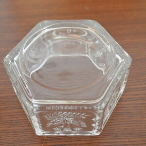 Vintage Clear Pressed Indiana Glass Tiara Candy Dish With Lid Eagle and ...