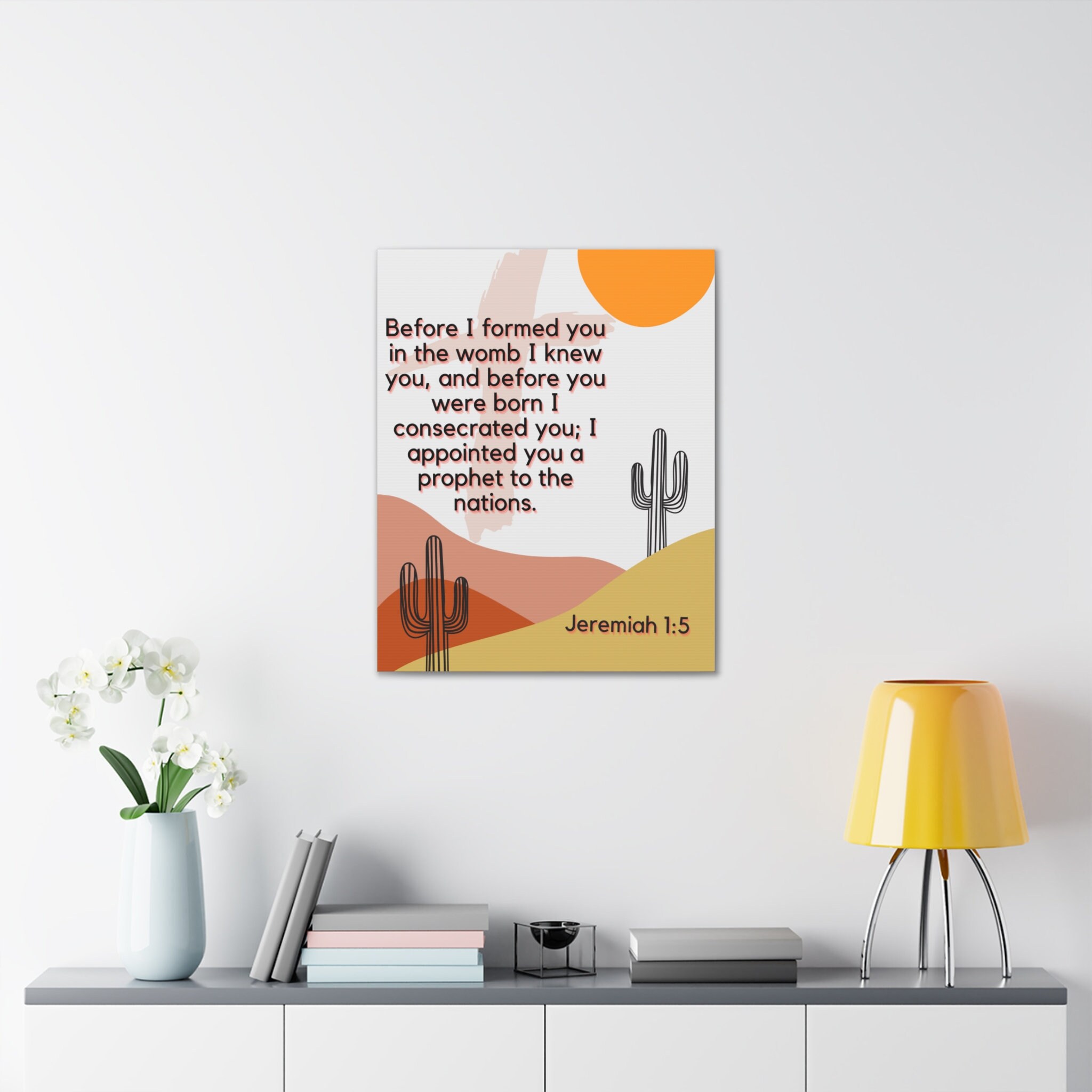 Canvas, Bible Verse, Bible Scripture, Room Decor, Dorm Decor, Wall ...
