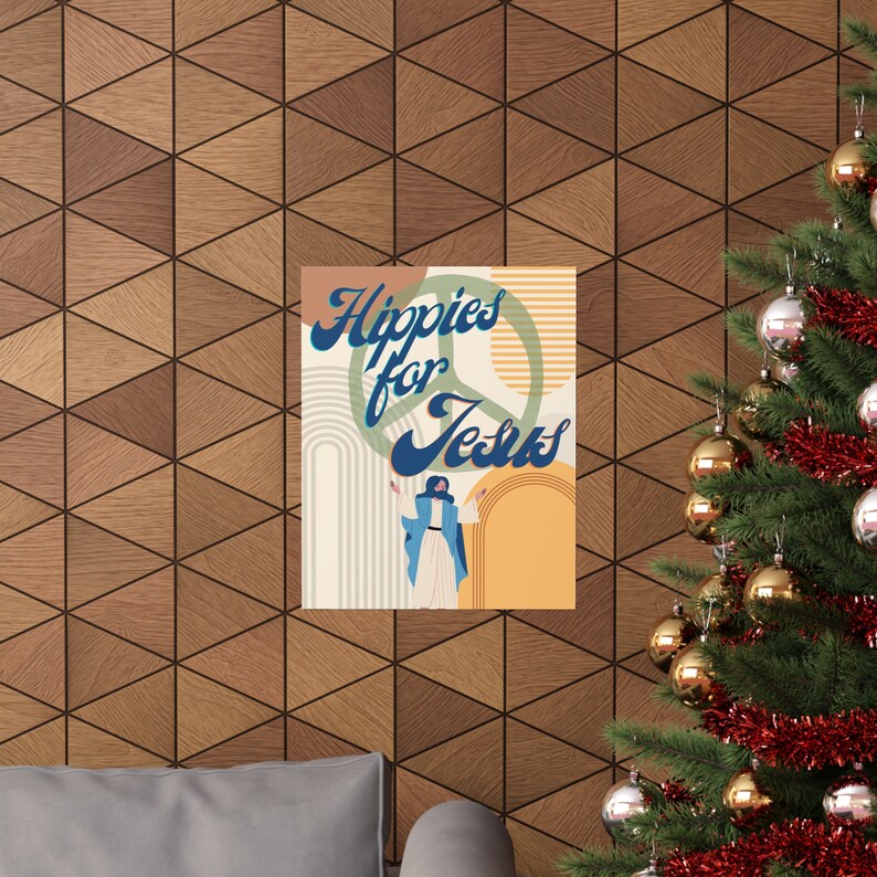 Hippies for Jesus Posters, Dorm Posters, Wall Decor, Dorm Room, Room ...