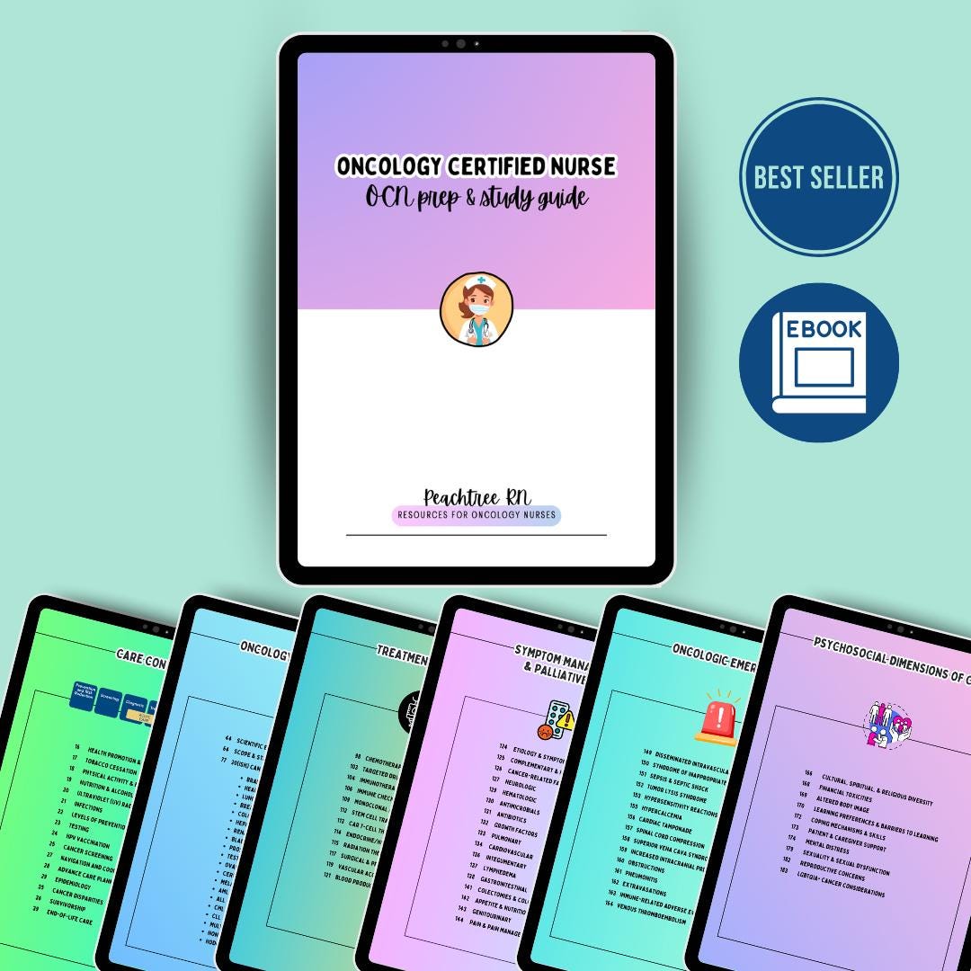 OCN Prep & Study Guide Ebook | 200+ Pages | Oncology Certified Nurse ...