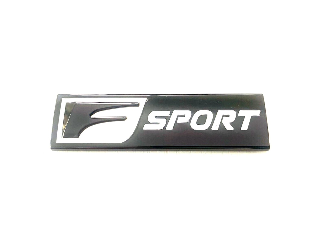 F-sport Emblem Trunk Fender Side Bumper Badge Fit Any Models IS GS RX ...