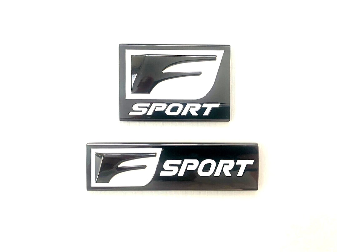 F-sport Emblem Set: Trunk Fender Side Badge - Etsy