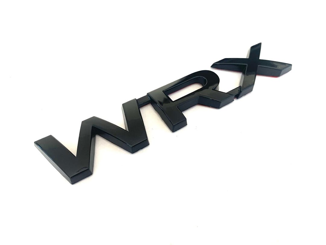 Black Glossy WRX Car Rear Trunk Emblem Sticker Decal Logo - Etsy