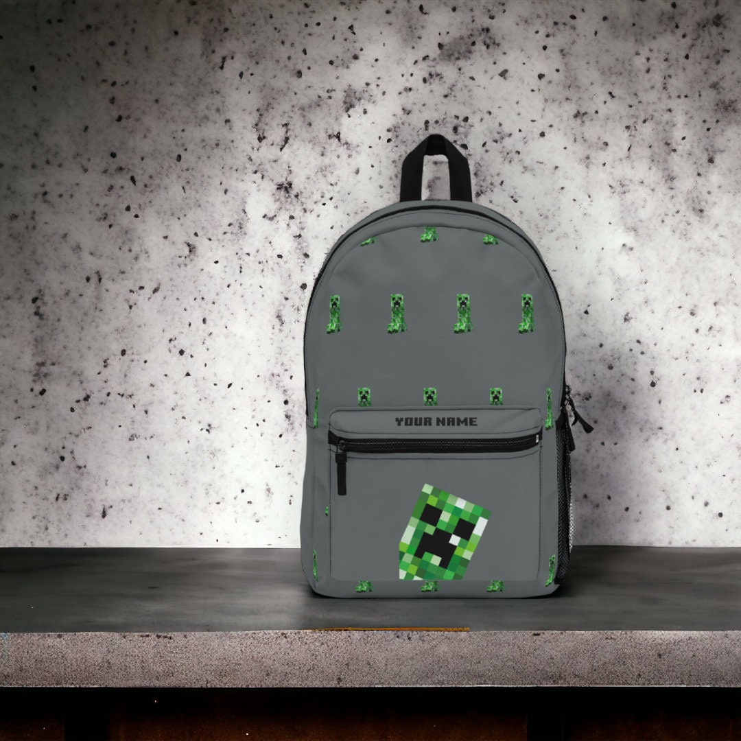 Personalized Minecraft Creeper Backpack - The Perfect Way to Show Your ...