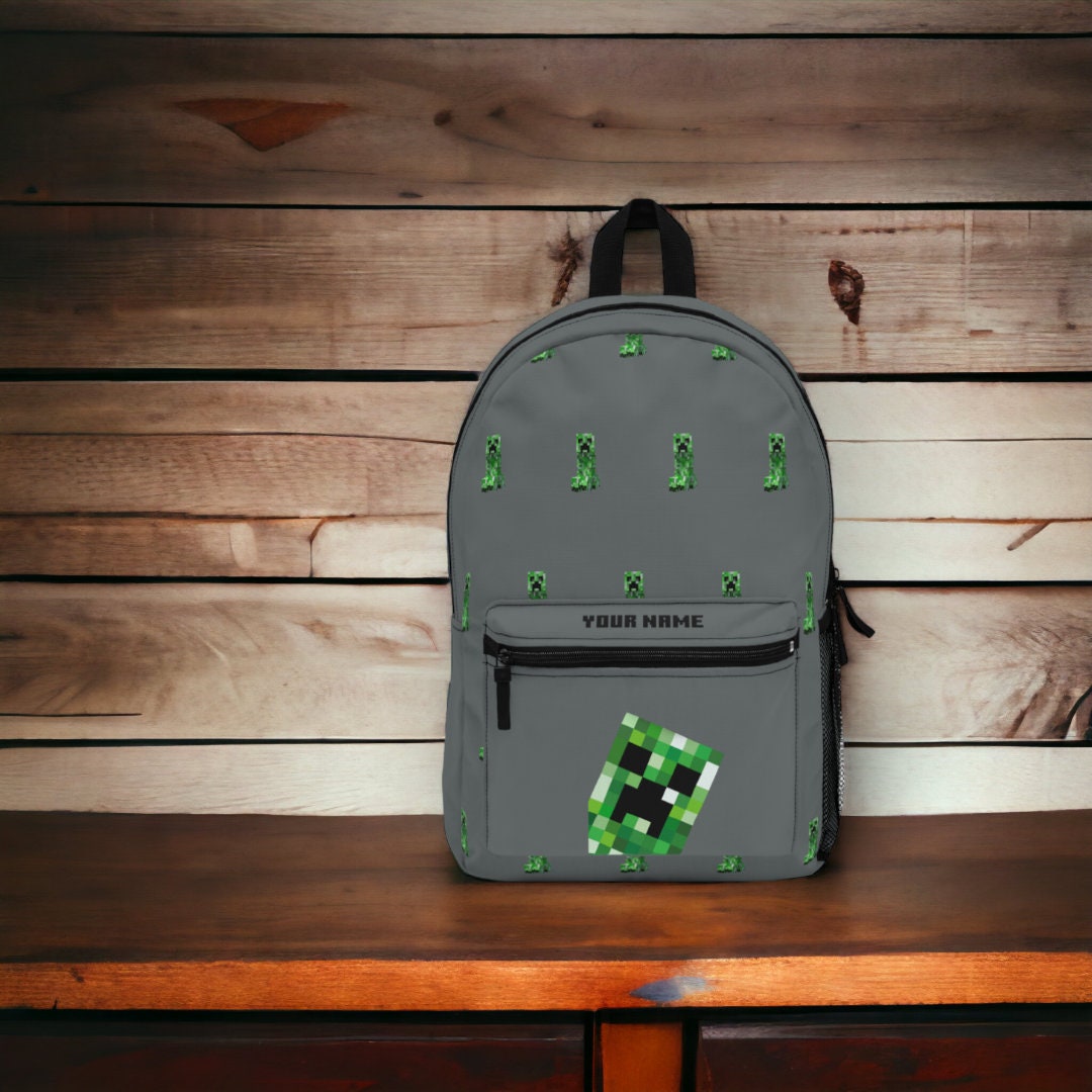 Personalized Minecraft Creeper Backpack - The Perfect Way to Show Your ...