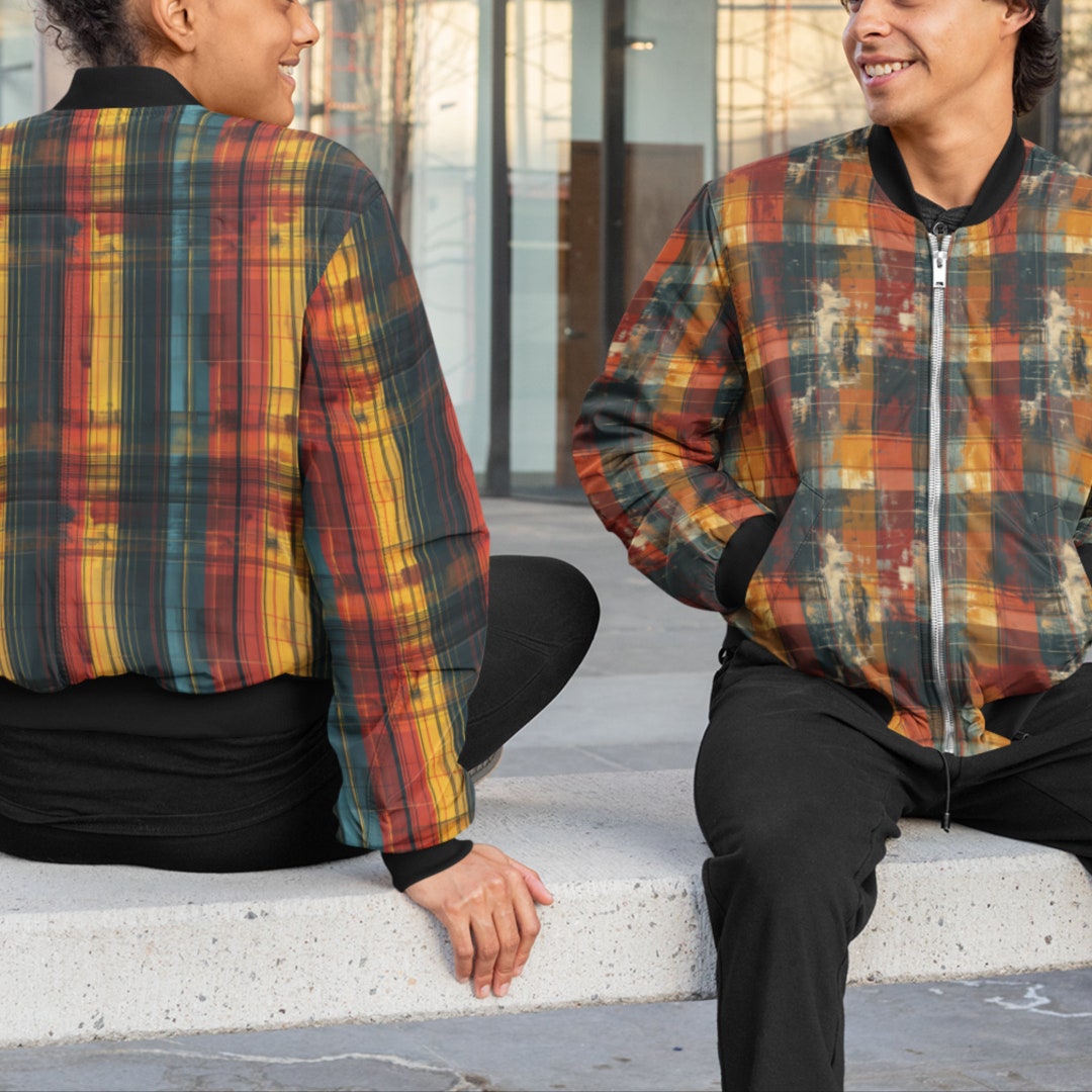 Reversible Two Sided Bomber Jacket With Vintage Streetwear Aesthetics ...