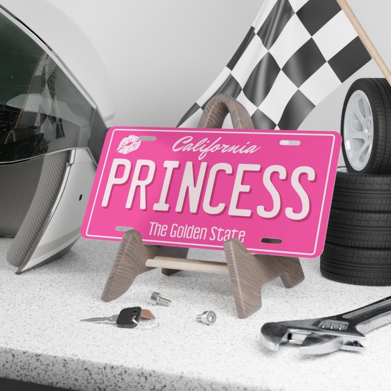 PRINCESS Y2K Feminine Barbie Pretty Cute License Plate Novelty - Etsy