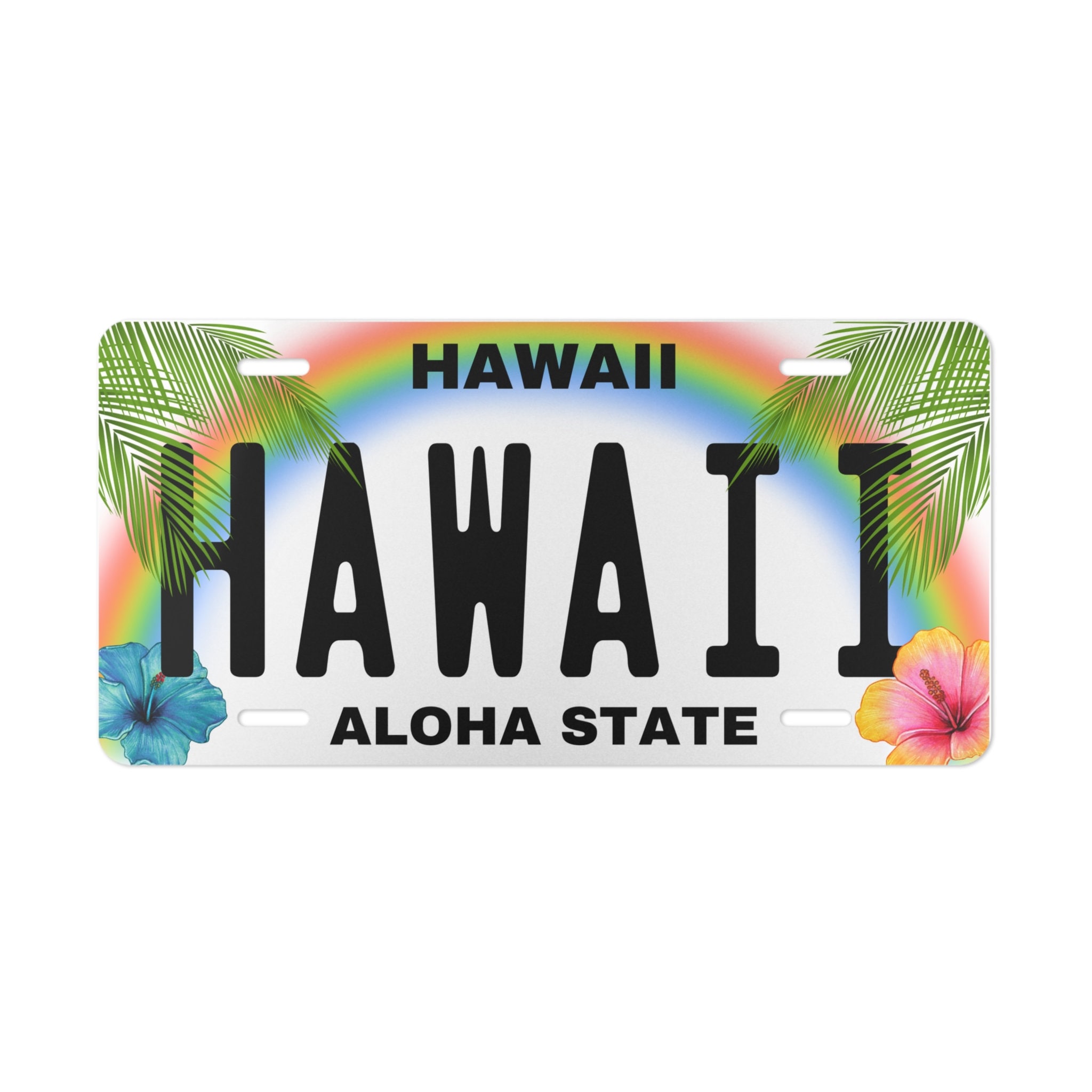 Hawaiian Hawaii License Plate Novelty Vanity Plate Beach License Plate ...
