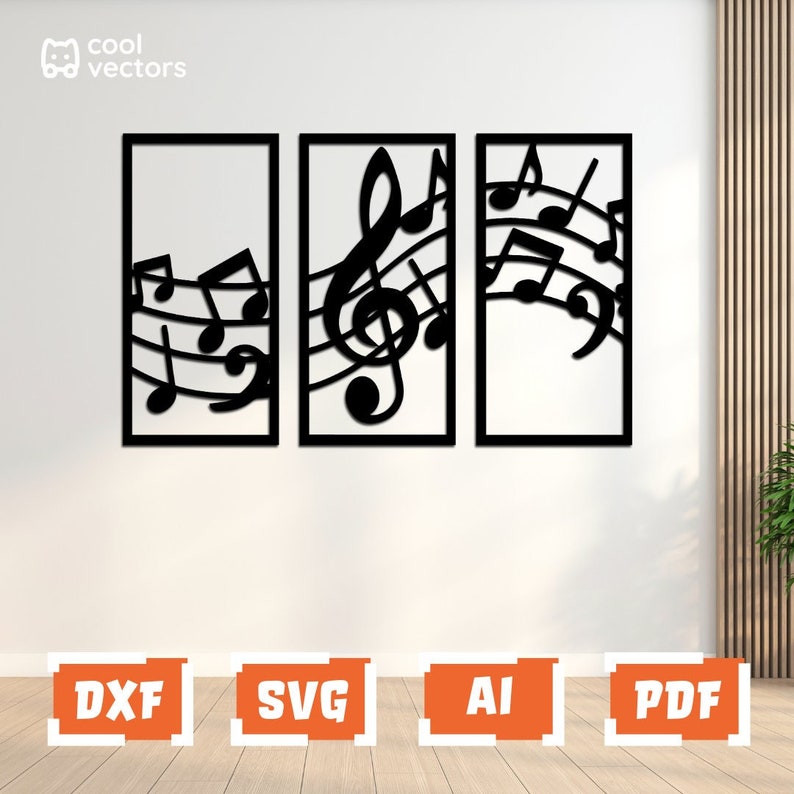 Laser Cut Files, Wall Art, Pdf Dxf Pdf Svg, Plasma Cut, Decorative ...