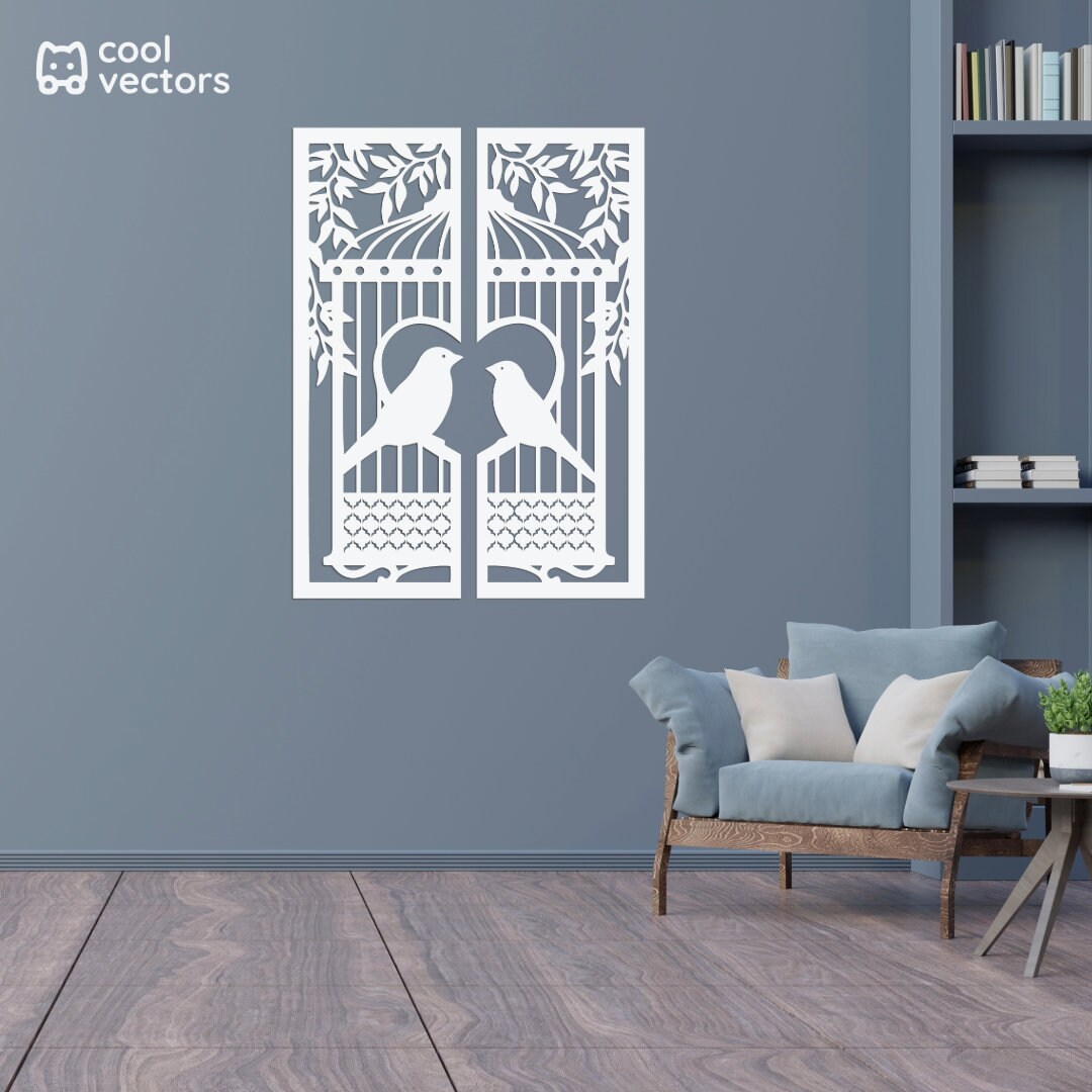Laser Cut Set 2 Birds Files // Instant Download Laser Cut Files Set 2 ...