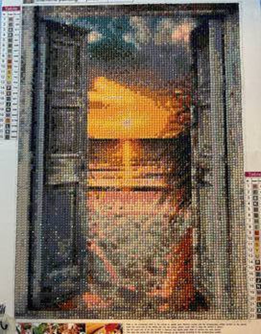 Completed Door Sunset Diamond Painting - Etsy