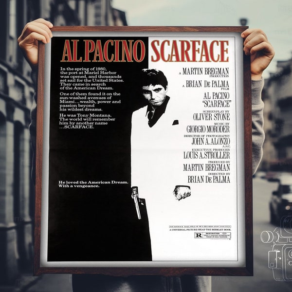 Scarface Artwork Wall Art - Etsy