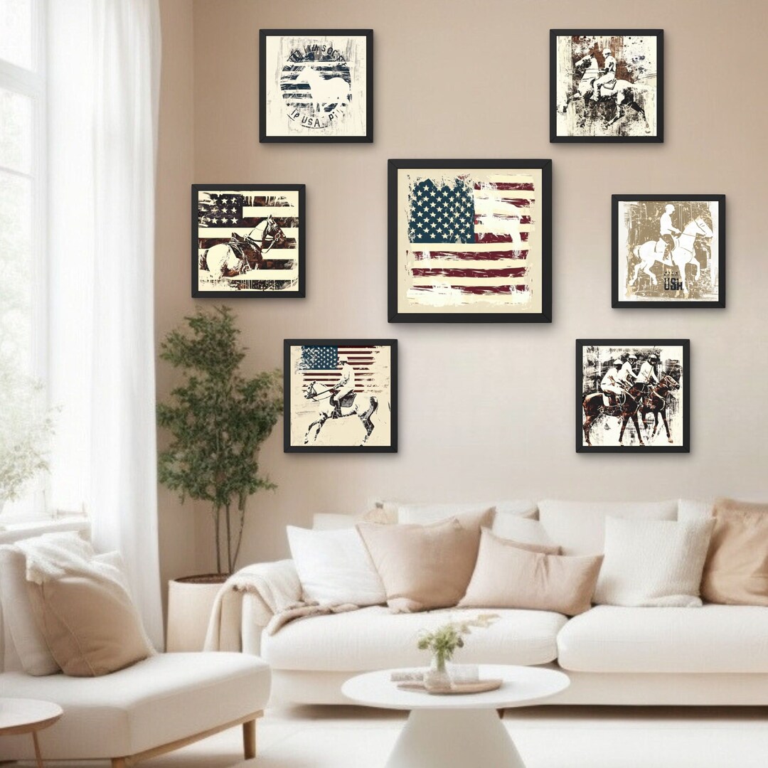 Vintage Polo Wall Art 1 Polo Horse Art Polo Game Horse Wall - Etsy