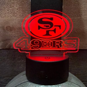 San Francisco 49ers LED Light-football-california-birthday-christmas ...