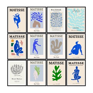 50 Matisse Poster Bundle ,henri Matisse Wall Art , Fauvism Masterpieces ...