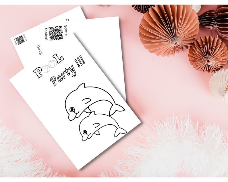 Pool Party Invite Party Invitation Card Digital Pool Party - Etsy