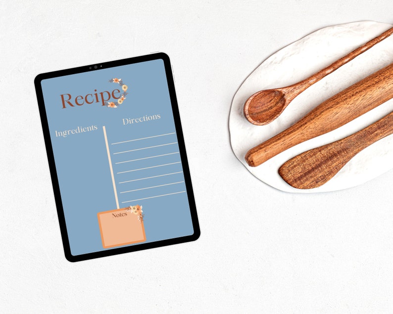 Editable Fall Recipe Card Printable Recipe Card Digital - Etsy