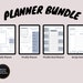 Editable Digital Planner Bundle: Daily, Weekly, Meal Planning & Recipe ...