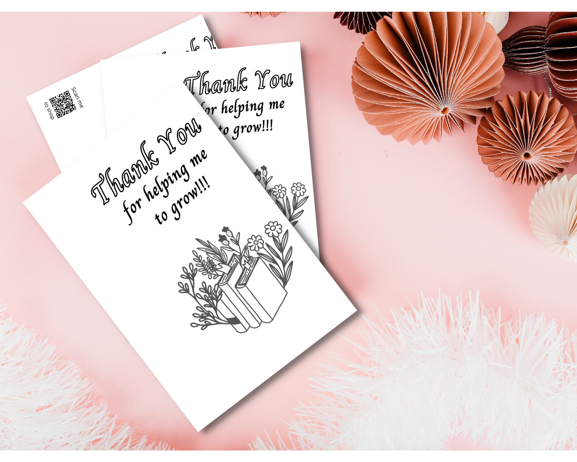 Help Me Grow Thank You Card Thank You Digital Card Digital - Etsy