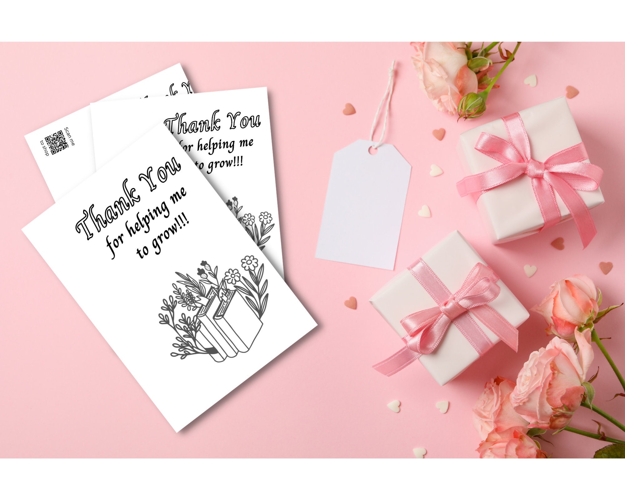 Help Me Grow Thank You Card Thank You Digital Card Digital - Etsy