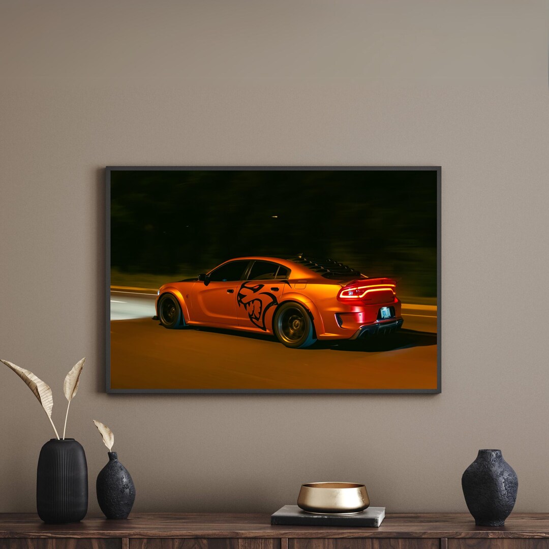 Dodge Charger Hellcat Redeye Jailbreak - American Muscle - Satin Poster ...