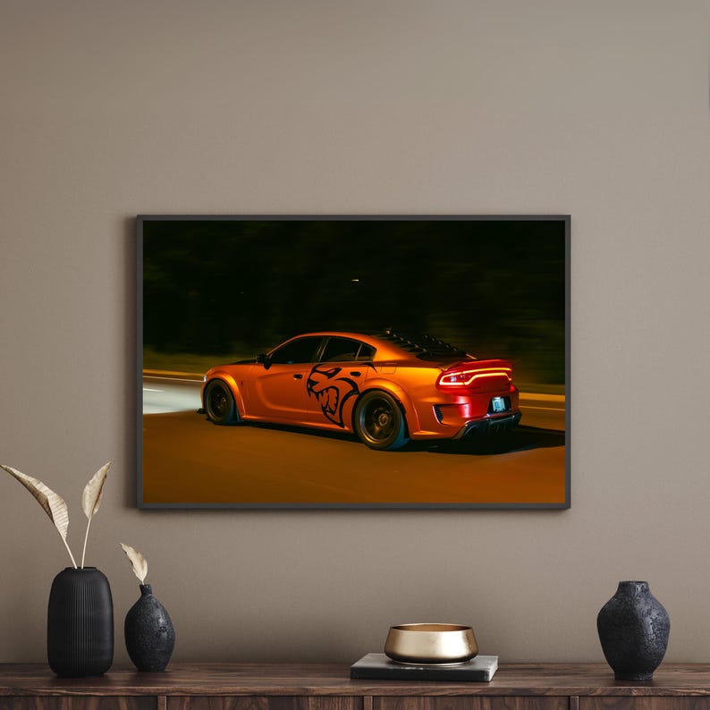 Dodge Charger Hellcat Redeye Jailbreak - American Muscle - Satin Poster ...