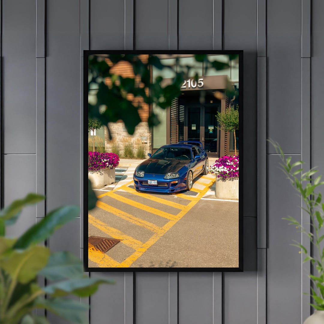 Toyota Supra JDM Icon Satin Poster 210gsm 001 - Etsy