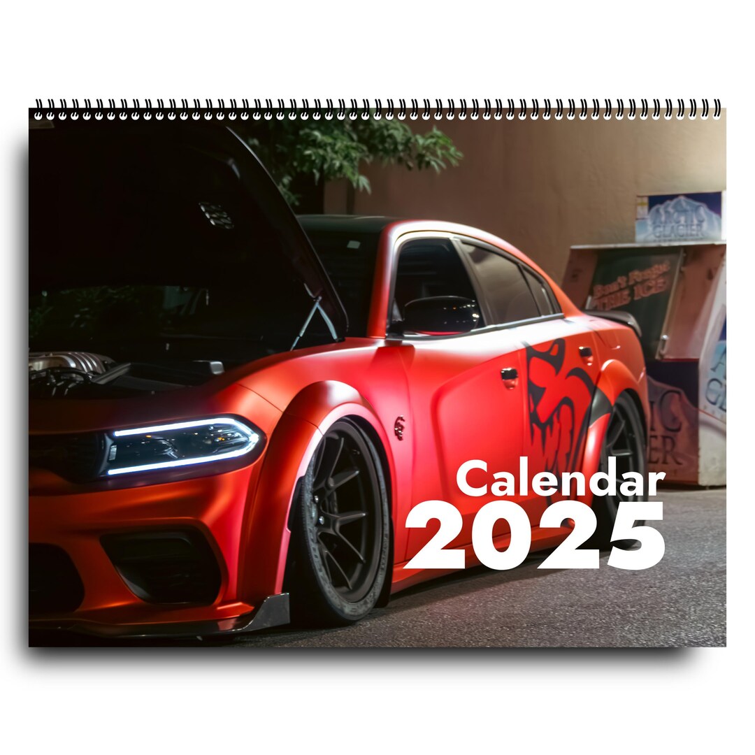 2025 Wall Calendar SRT Redeye Jailbreak Hellcat / Cars / Motoring / Christmas / Birthday / Gift ...